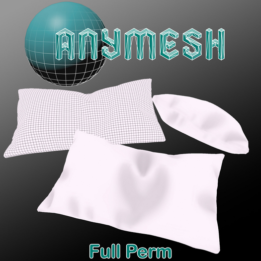 Second Life Marketplace - [AnyMesh] Pillow Full Perm